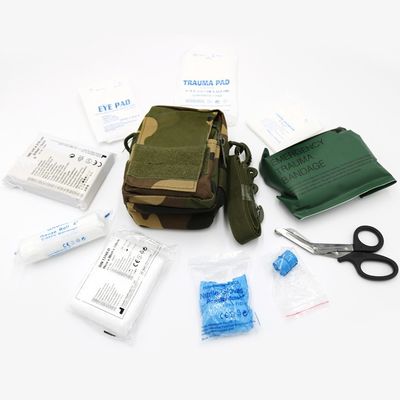 Military Survival First Aid Kits , Tactical First Aid Kit With Supplies